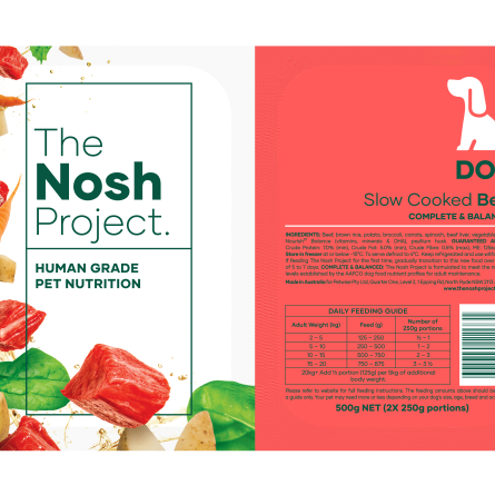 Slow Cooked Beef for Dogs | The Nosh Project